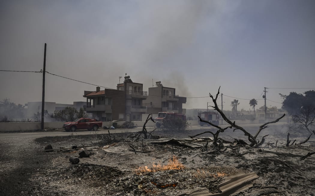 Rhodes wildfires are 'like a biblical catastrophe' | RNZ News