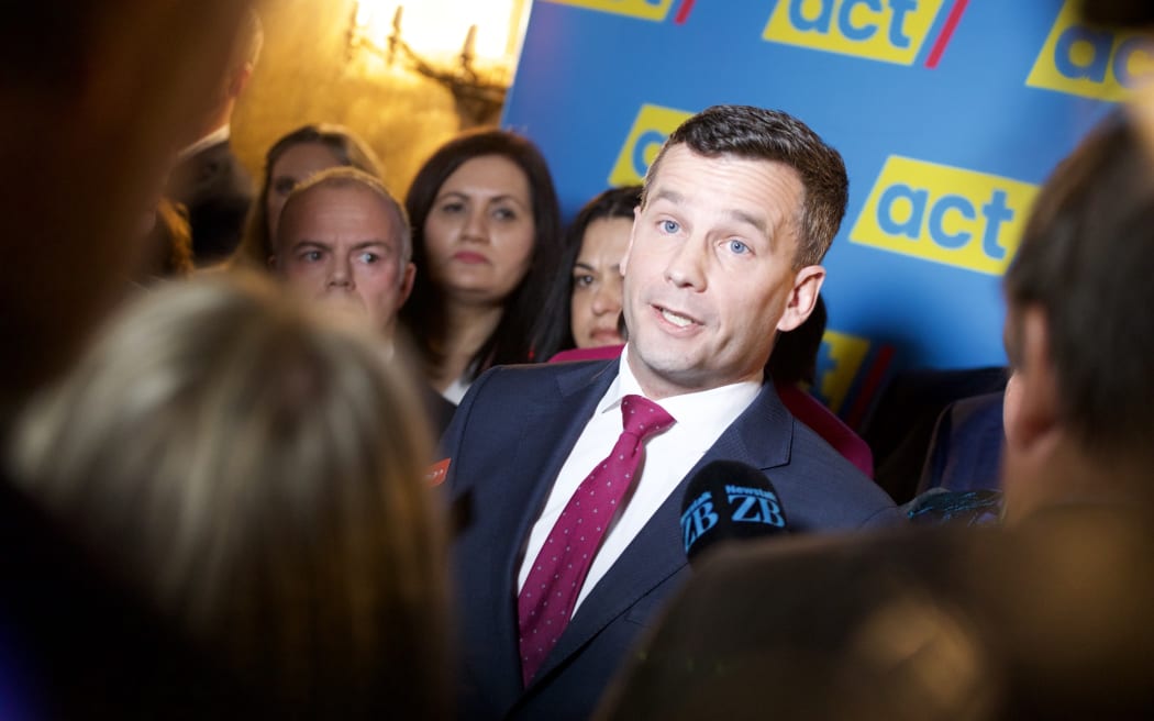 Election 2023: Heckler interrupts David Seymour at ACT campaign launch in Auckland | RNZ News