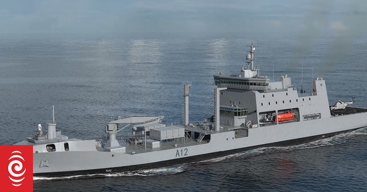 Defence Force to buy $500m naval tanker | RNZ News