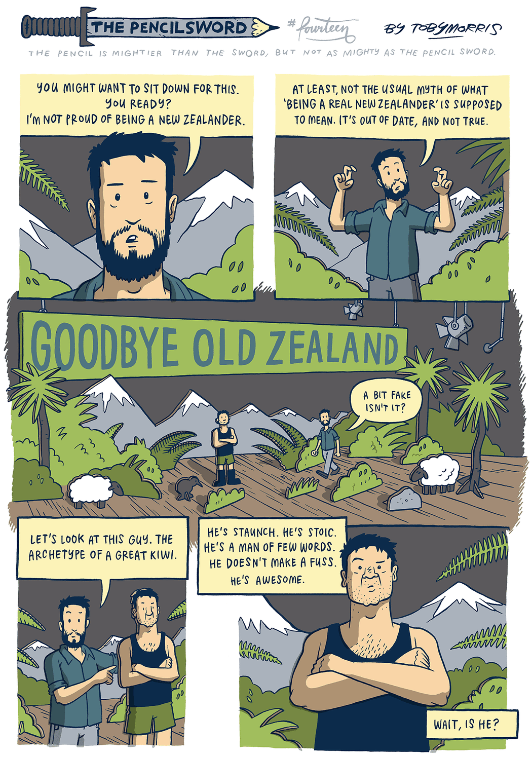 The Pencilsword: Goodbye Old Zealand | RNZ News