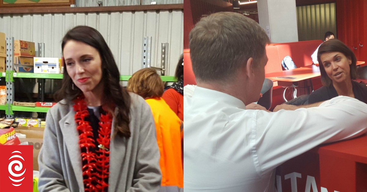 Bill English challenged by Vodafone worker during campaign visit | RNZ