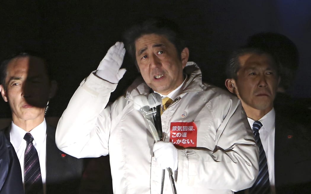 Shinzo Abe Wins Japanese Election Rnz News