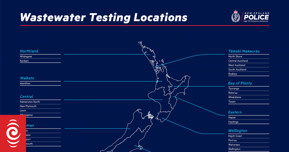 Wastewater drug testing goes national | RNZ