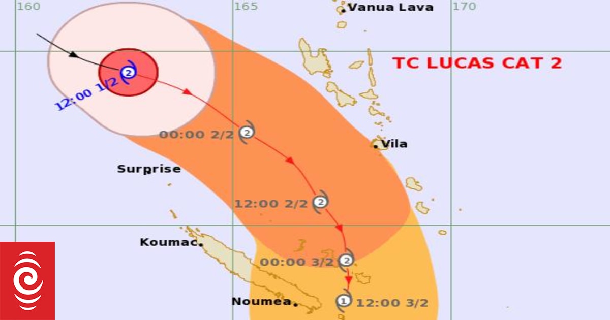 New Caledonia braces for Cyclone Lucas | RNZ News