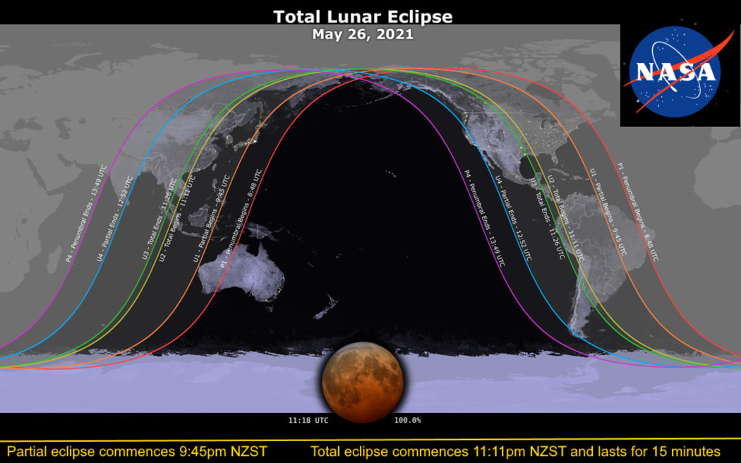Last total lunar eclipse until 2025 can be seen from New Zealand skies ...