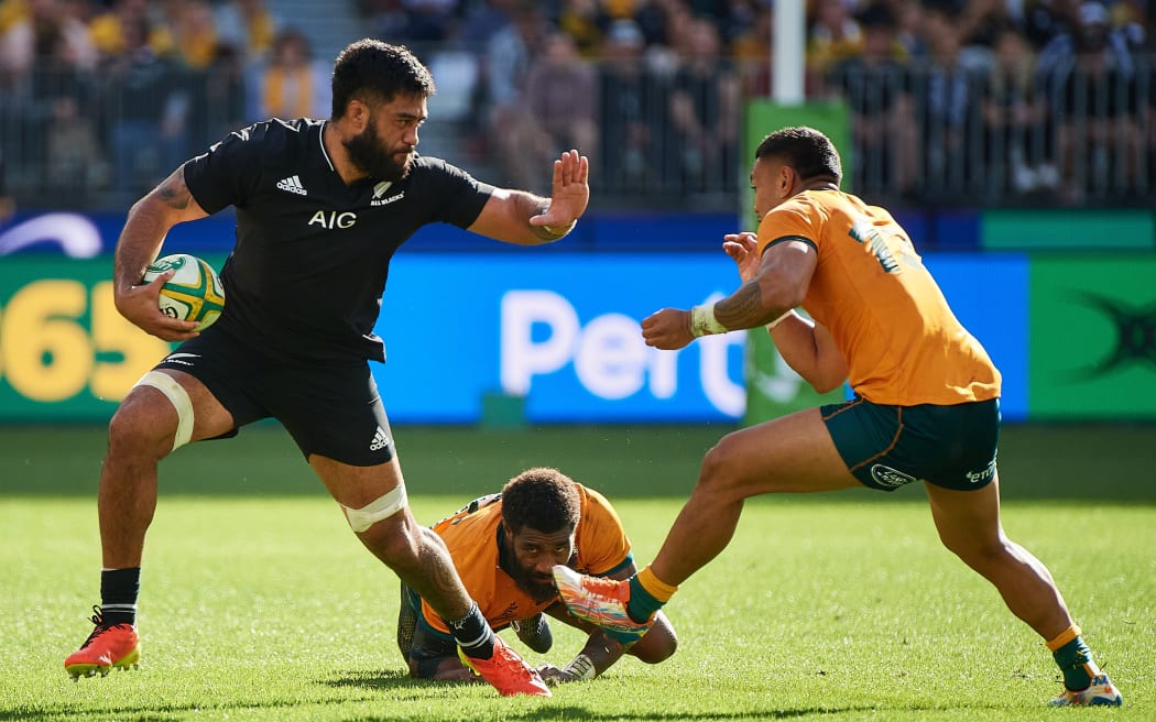 Ioane brothers on fire as All Blacks sweep Wallabies | RNZ News