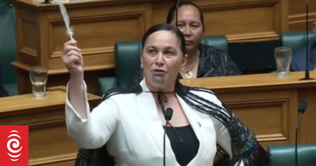 Wero and waiata in Māori Party maiden speeches at Parliament | RNZ