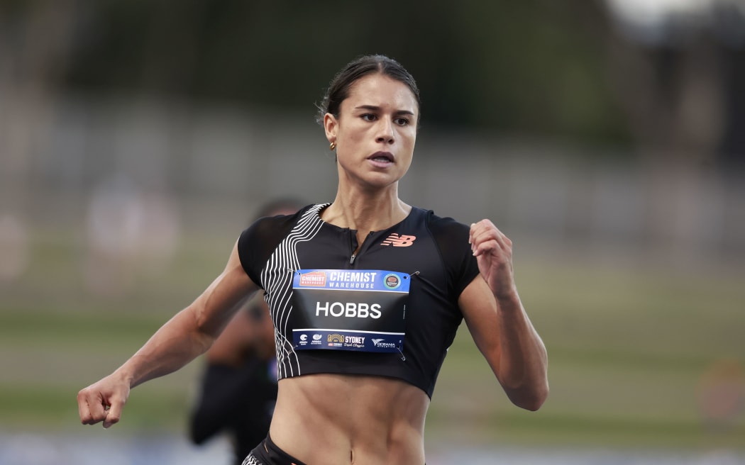 Olympics is the main aim for record-breaking sprinter Zoe Hobbs | RNZ News