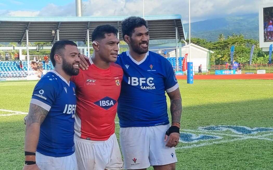 Samoa scores four against try-less Tonga to win 34-9 | RNZ News