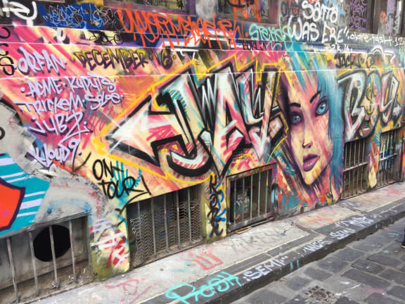 Chris Honig - graffiti | A Gallery from Nine To Noon | RNZ National