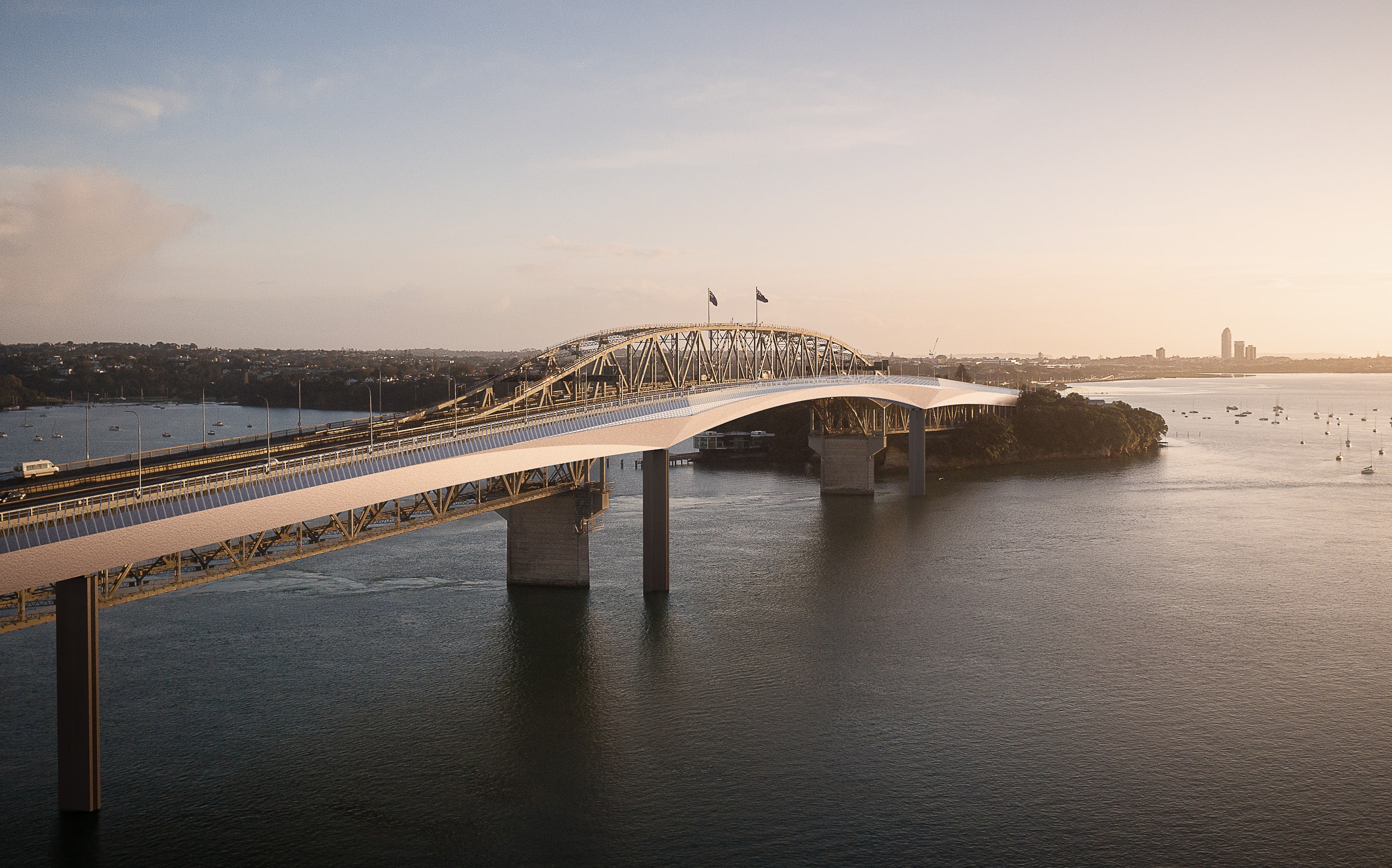Govt scraps plans for Waitematā Harbour cycle and pedestrian bridge ...
