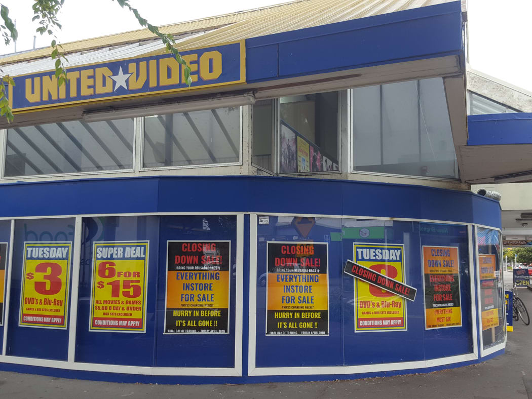 Christchurch's last United Video store fades to black | RNZ News