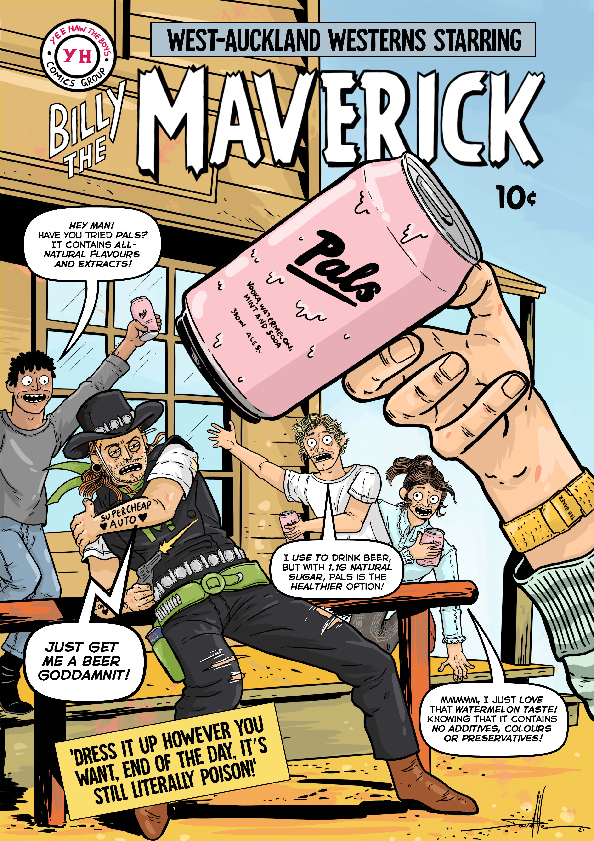 Daniel Vernon's YeeHawTheBoys comics | A Gallery from Saturday Morning ...