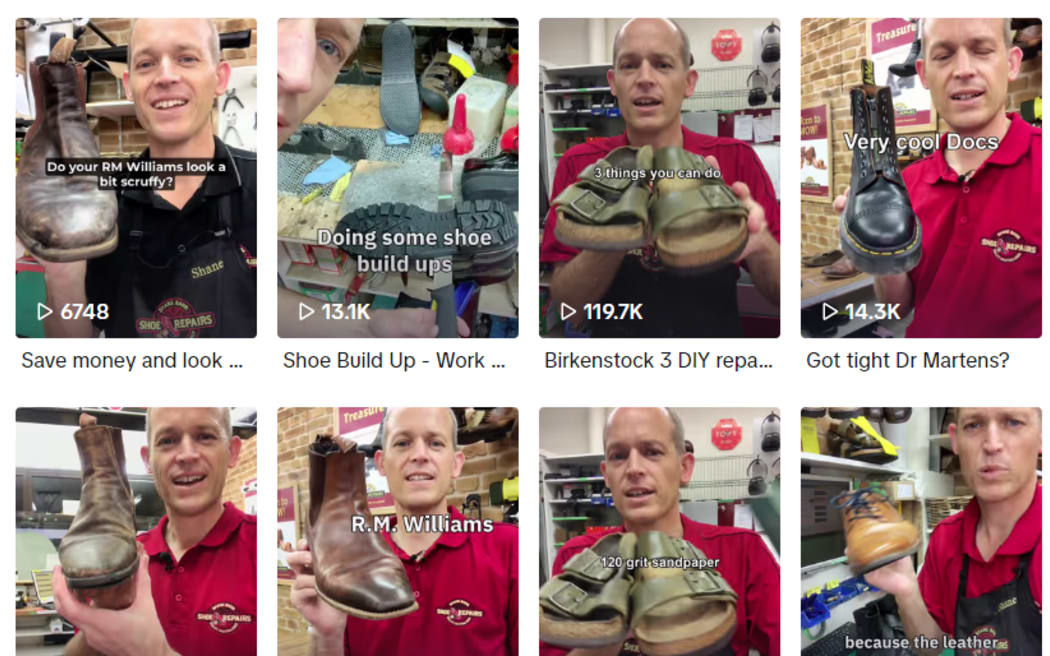Shane Barr: cobbler and TikTok star | RNZ