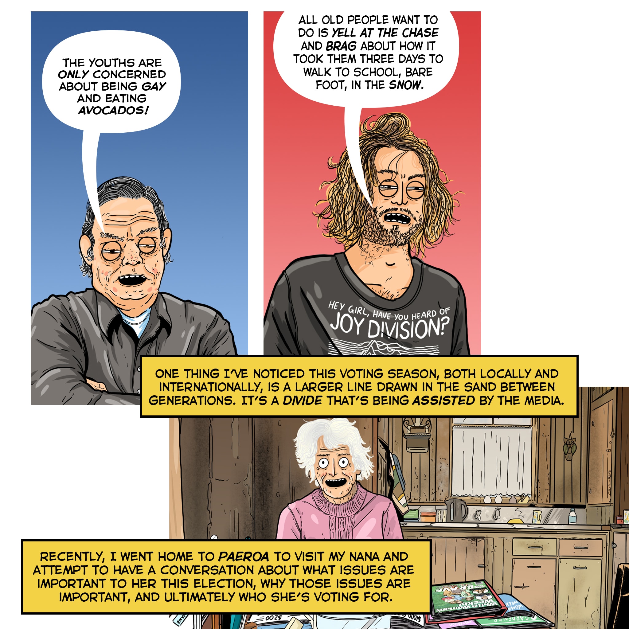 Daniel Vernon's YeeHawTheBoys comics | A Gallery from Saturday Morning ...