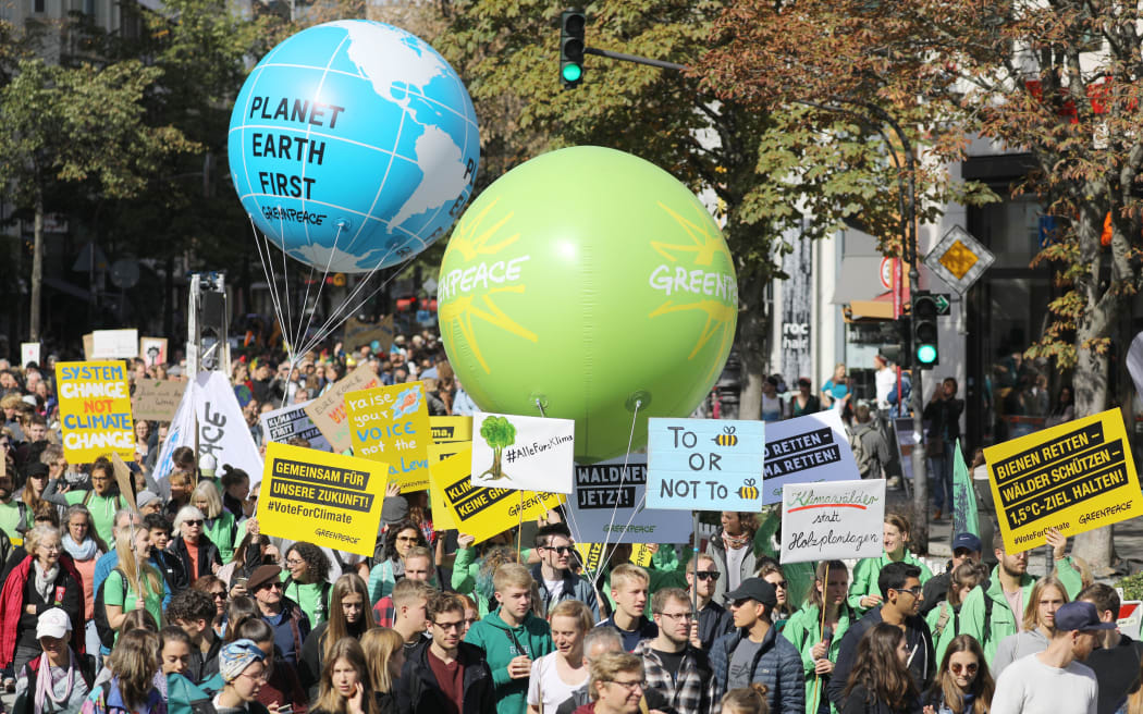 Climate change protests spread on global day of action | RNZ News