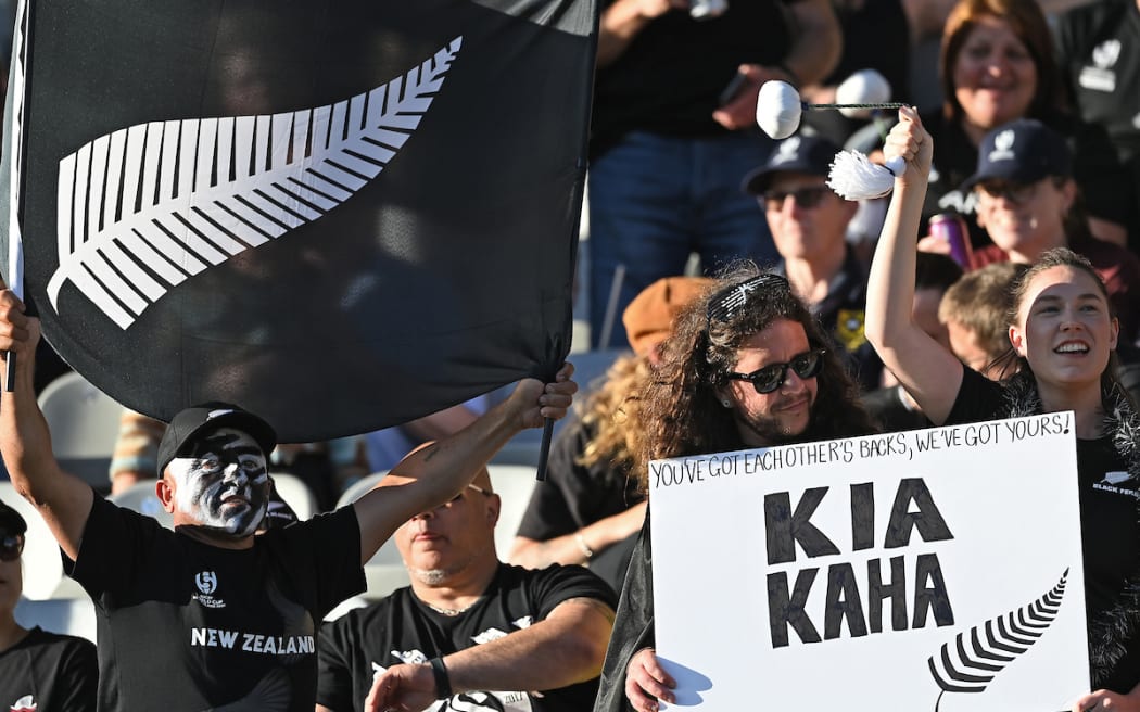 Here's to the fans: Celebrating Black Ferns' success | RNZ News