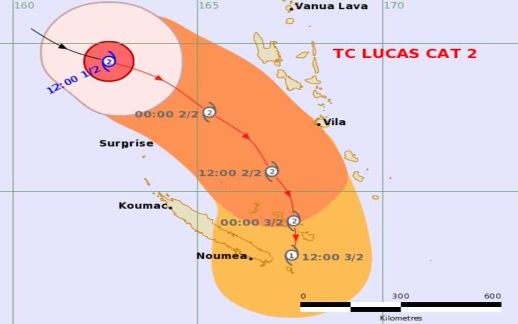 New Caledonia braces for Cyclone Lucas | RNZ News