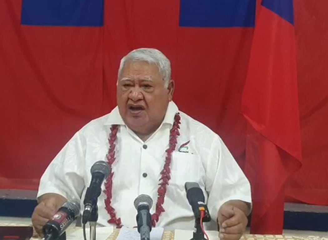 Samoa's HRPP leader suspended indefinitely from Parliament | RNZ News