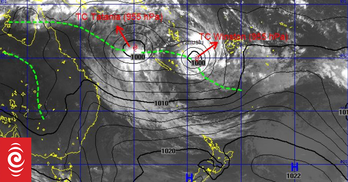 Tropical cyclone Winston now a four | RNZ News