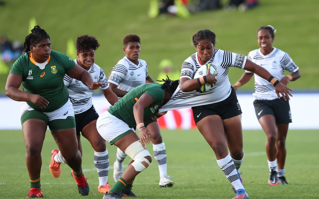 Fijiana stun South Africa in maiden World Cup victory | RNZ