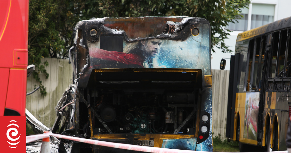 Buses destroyed in Karori blaze | RNZ News