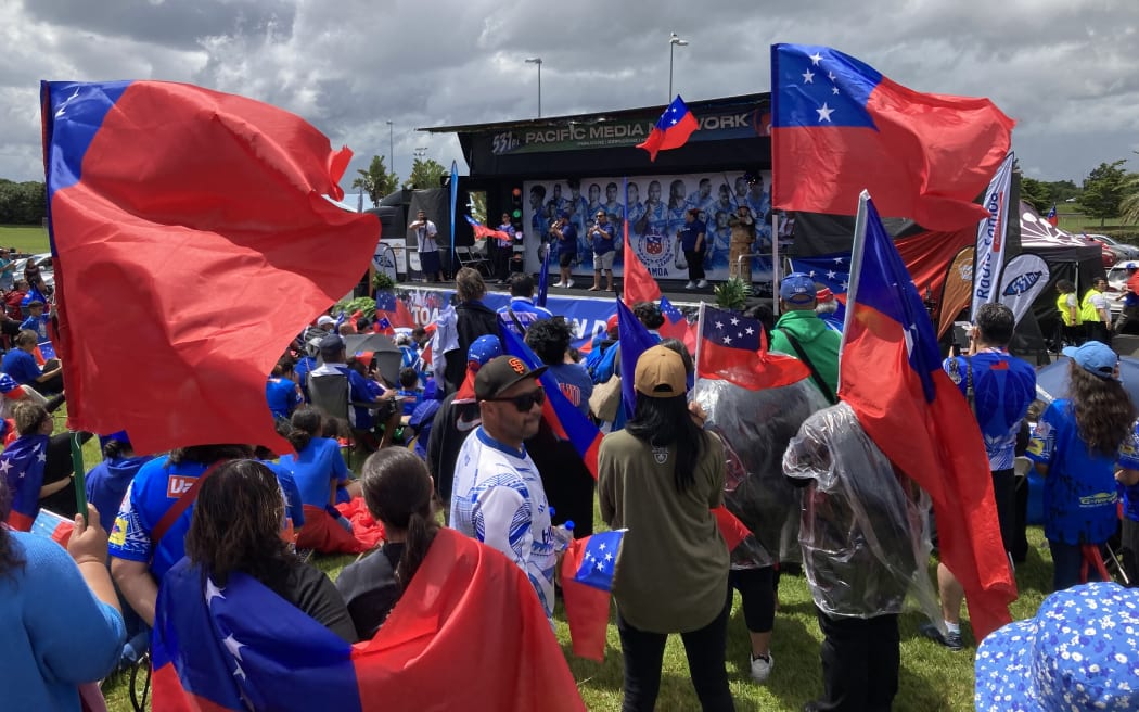 In pictures: Thousands gather to celebrate Toa Samoa ahead of Rugby ...