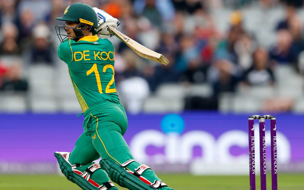 De Kock belts Proteas to another win | RNZ News