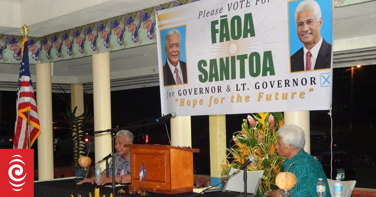 Challengers line up for American Samoa governor | RNZ News