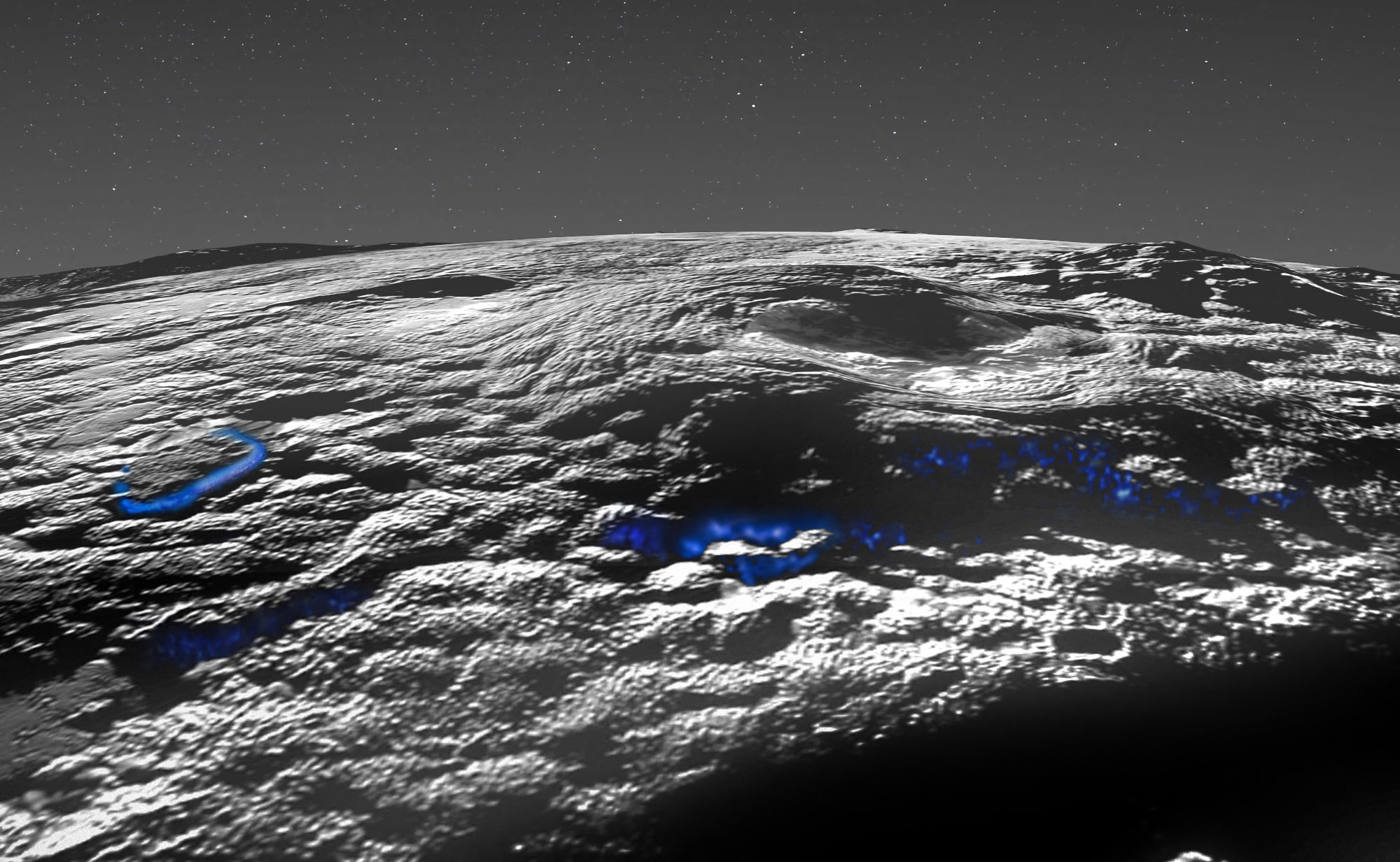 Pluto's giant 'ice volcanoes' made from many recent smaller eruptions ...