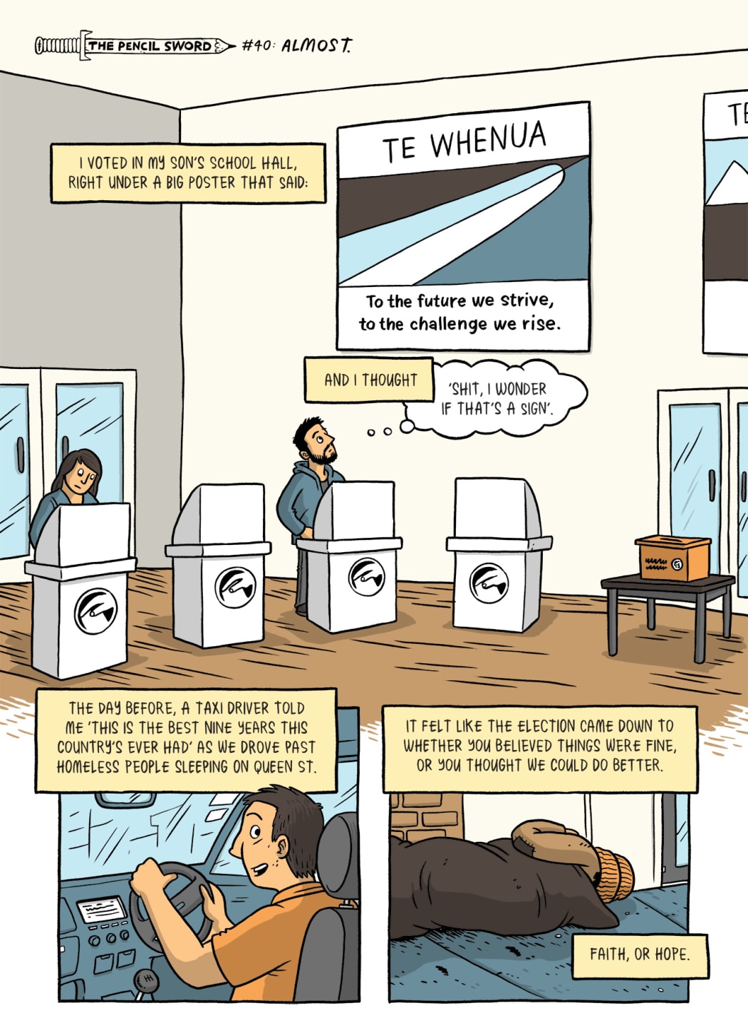The Pencilsword: 'To the future we strive, to the challenge we rise ...