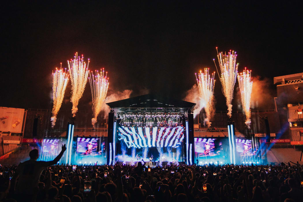 Six60's first Eden Park gig may have been watched by millions | RNZ News