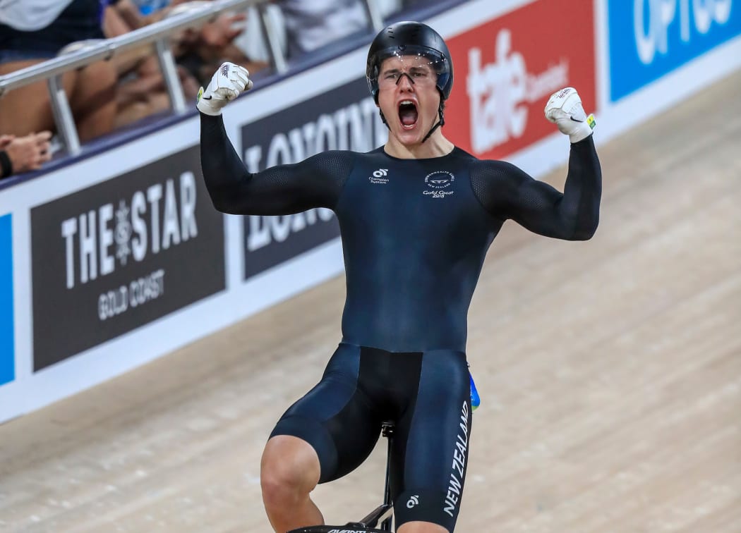 Three track cycling medals on Games day three | RNZ News
