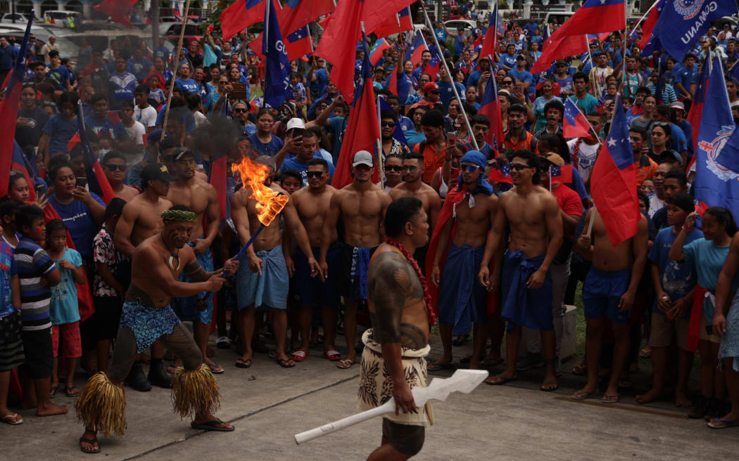In photos: Toa Samoa supporters flood the streets of Apia ahead of the ...