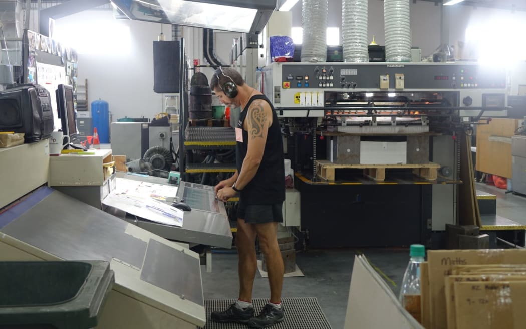 Quake-damaged printing press reopens | RNZ News