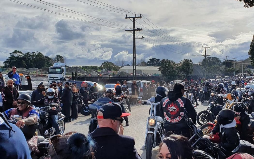 Police close roads as helicopter monitors gang funeral in Auckland ...
