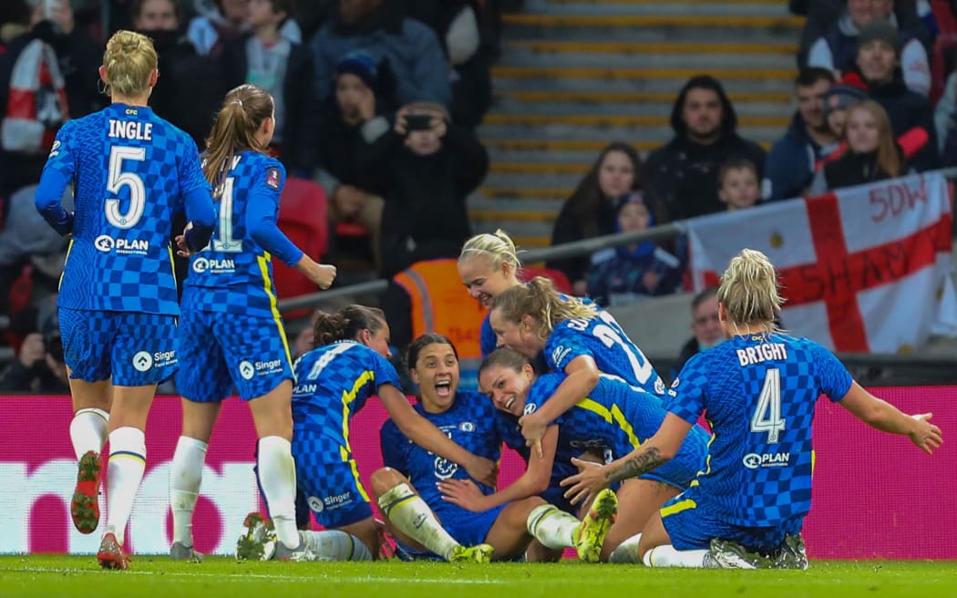 Kerr stars as Chelsea win Women's Super League | RNZ News