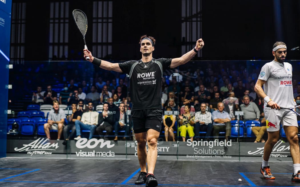 Squash star Paul Coll caps off big week in style | RNZ News