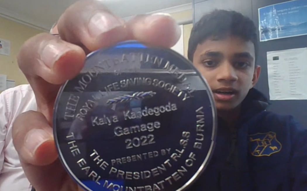 School boy wins bravery award for rescuing his brother | RNZ