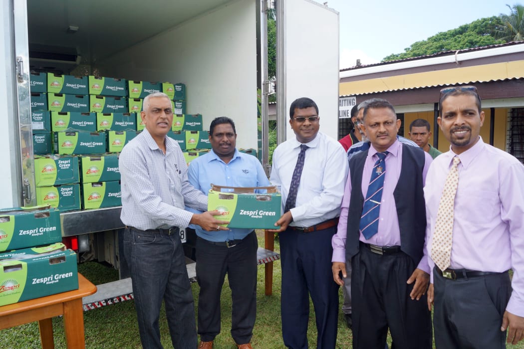 More kiwifruit delivered to school children in cyclone-hit Fiji | RNZ News