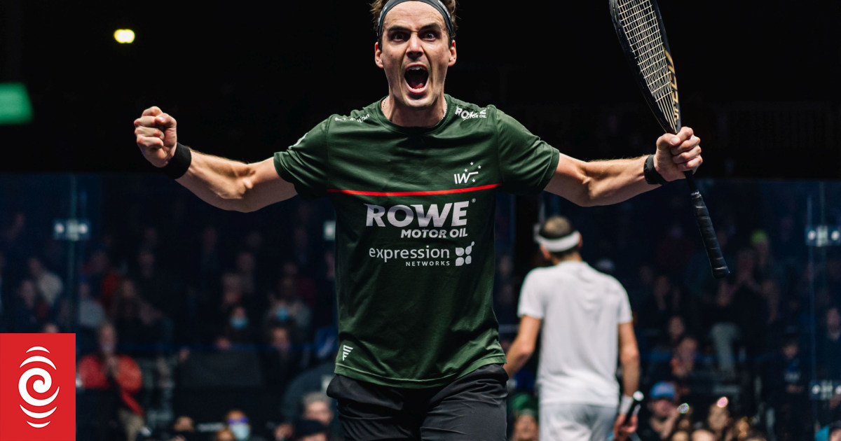 'Dream come true': More history for squash star Paul Coll | RNZ News