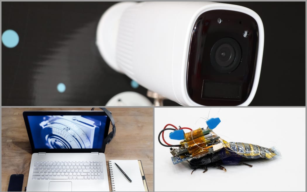 Your cameras are ours, Google surveillance, cyborg cockroaches | RNZ