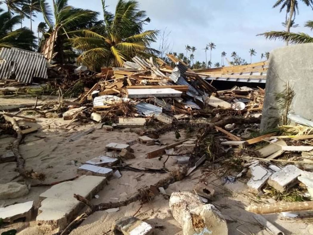 NZ family left homeless in Tonga after Tropical Cyclone Harold | RNZ News