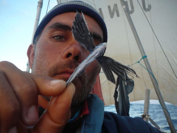 Marcus Eriksen's junk-raft | A Gallery from Afternoons | RNZ National