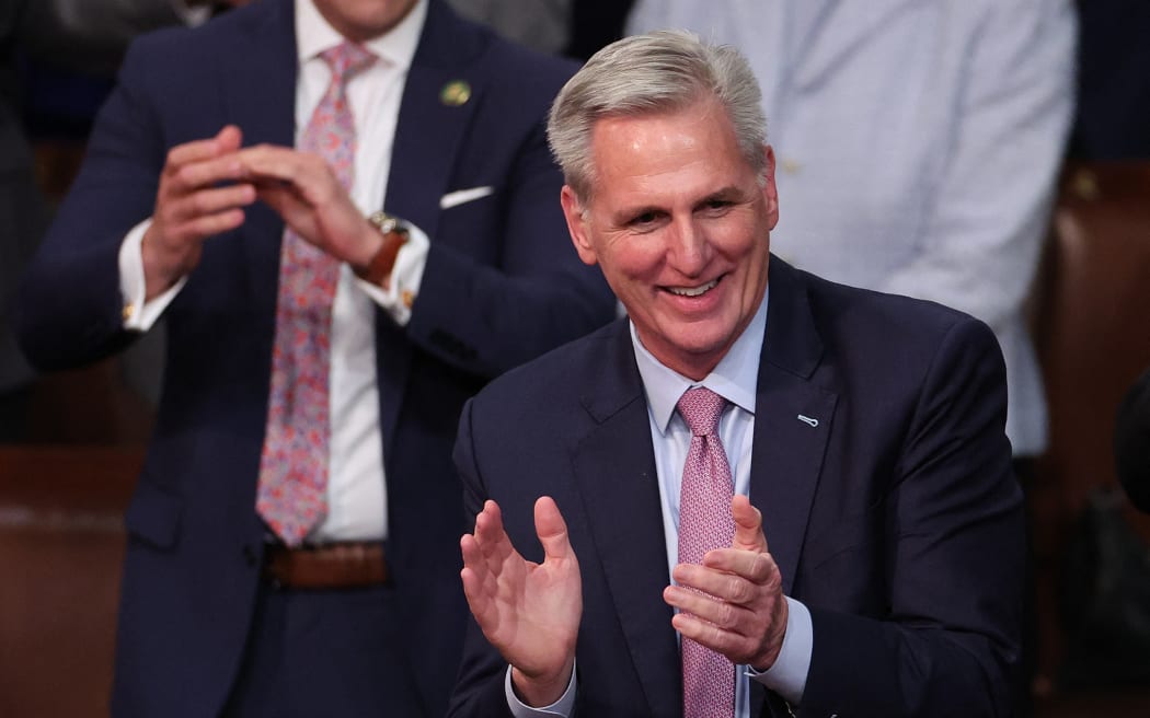 Kevin Mccarthy Elected Republican Us House Speaker But At A Cost Rnz