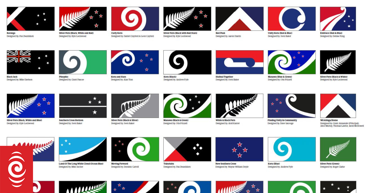 Will one of these be our new flag? | RNZ News
