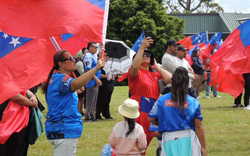 In pictures: Thousands gather to celebrate Toa Samoa ahead of Rugby ...