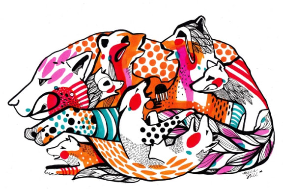 The colourful world of Mica Still | A Gallery from Standing Room Only ...