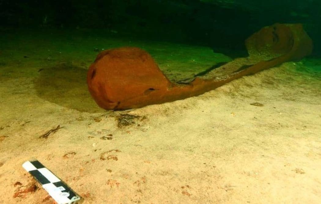 Ancient wooden Mayan canoe unearthed almost intact in Mexico | RNZ News