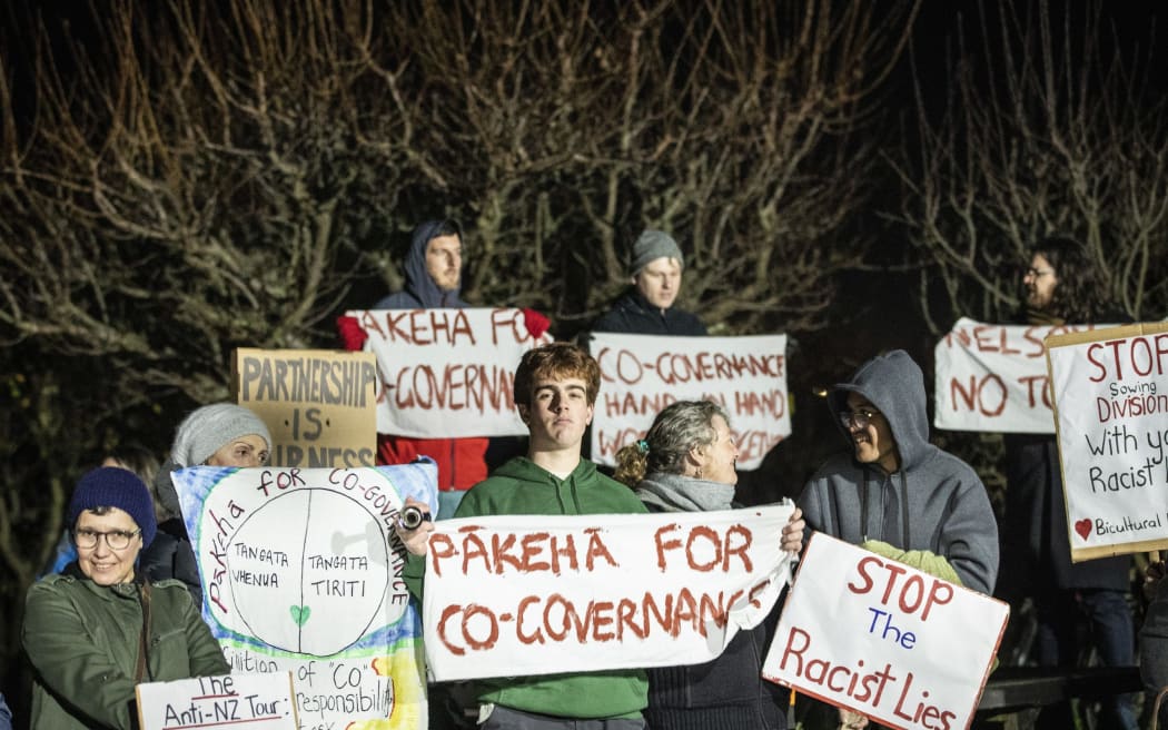 Māori refused entry to Stop Co-Governance meeting | RNZ News